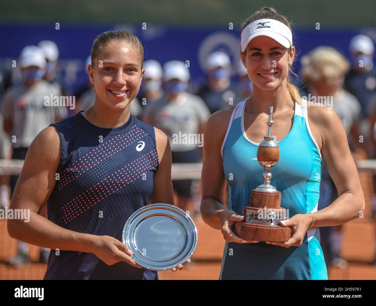 Anna Bondar (Hungary) and Dianne Parry (France). Argentina Open WTA ...
