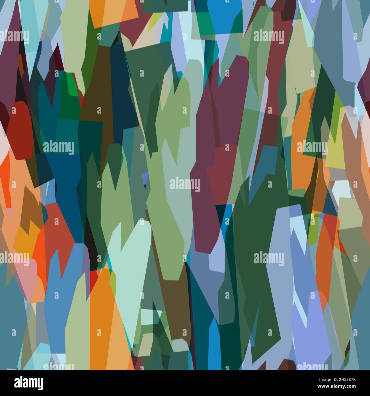 Seamless funky expressive and energetic paper cut out collage surface ...