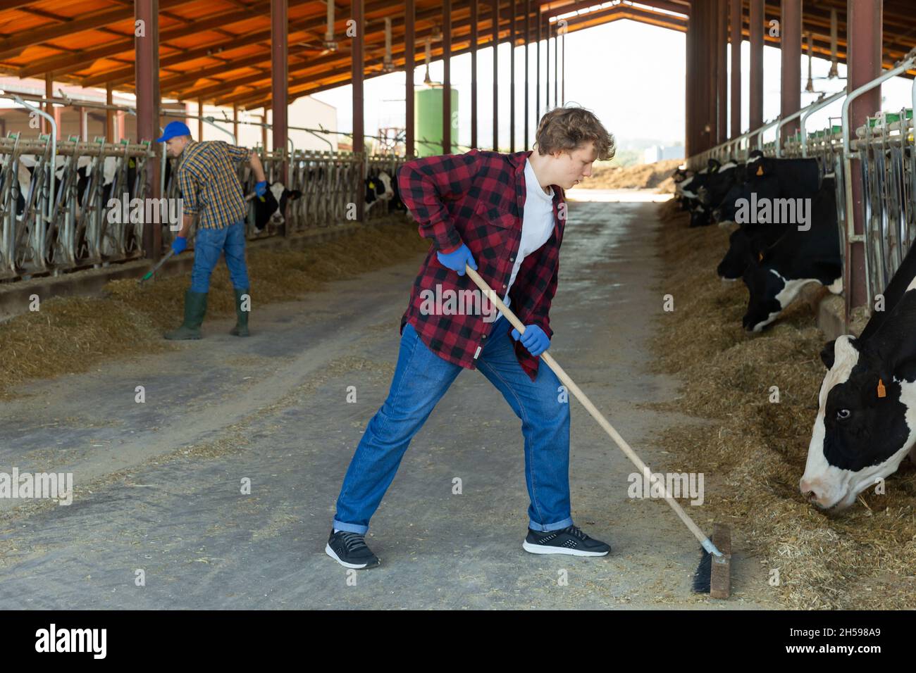 Teenager young man feeding hi-res stock photography and images - Alamy