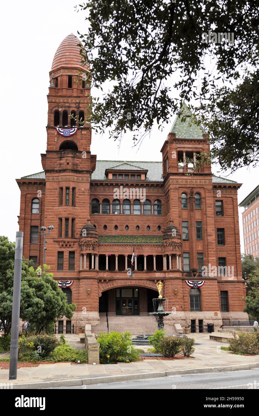 The Bexar County Courthouse building in San Antonio, Texas Stock Photo ...
