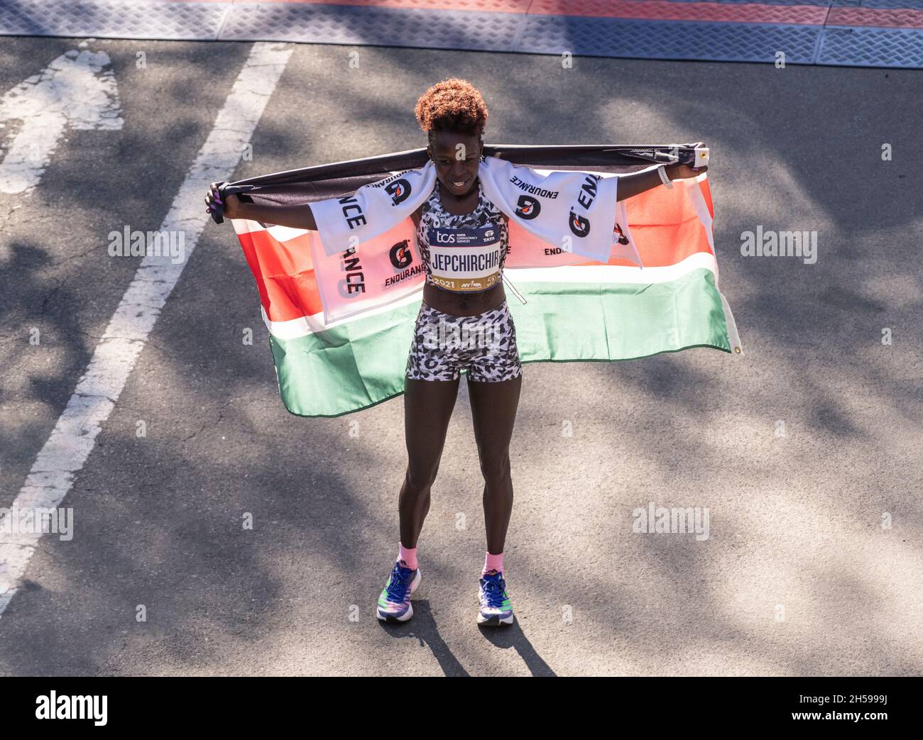 New York, NY - November 7, 2021: Winner of Women professional athletes ...