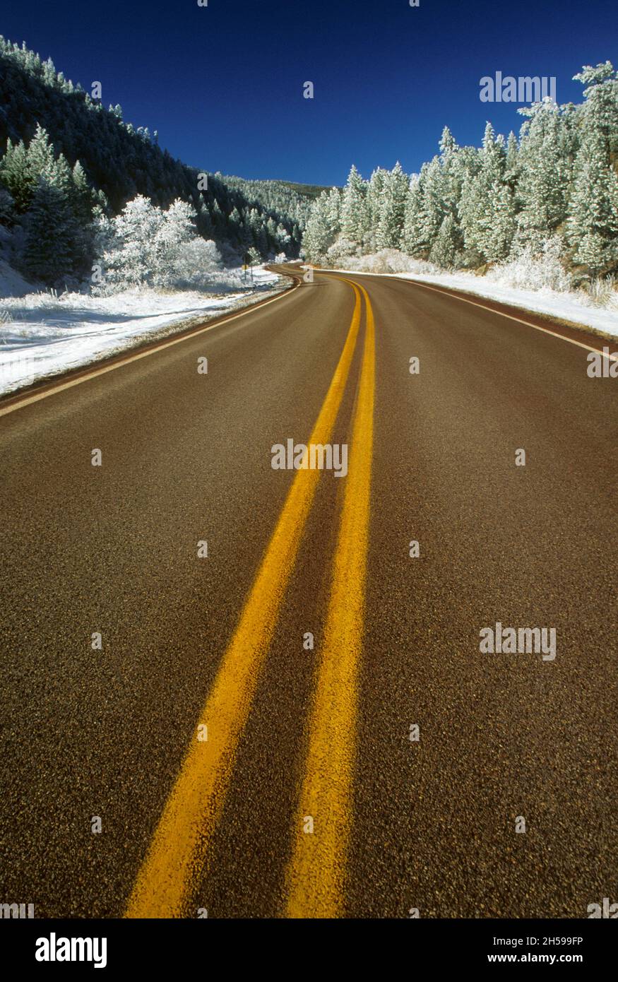 Highway 64 in New Mexico Stock Photo - Alamy