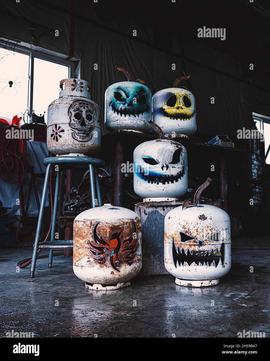 Propane Tank Paint Ideas