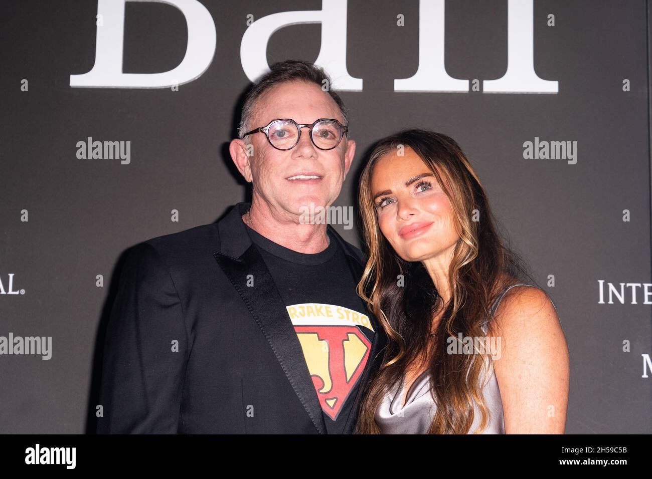 Miami, FL, USA. 6th Nov, 2021. Shareef Malnik and Gabrielle Anwar ...
