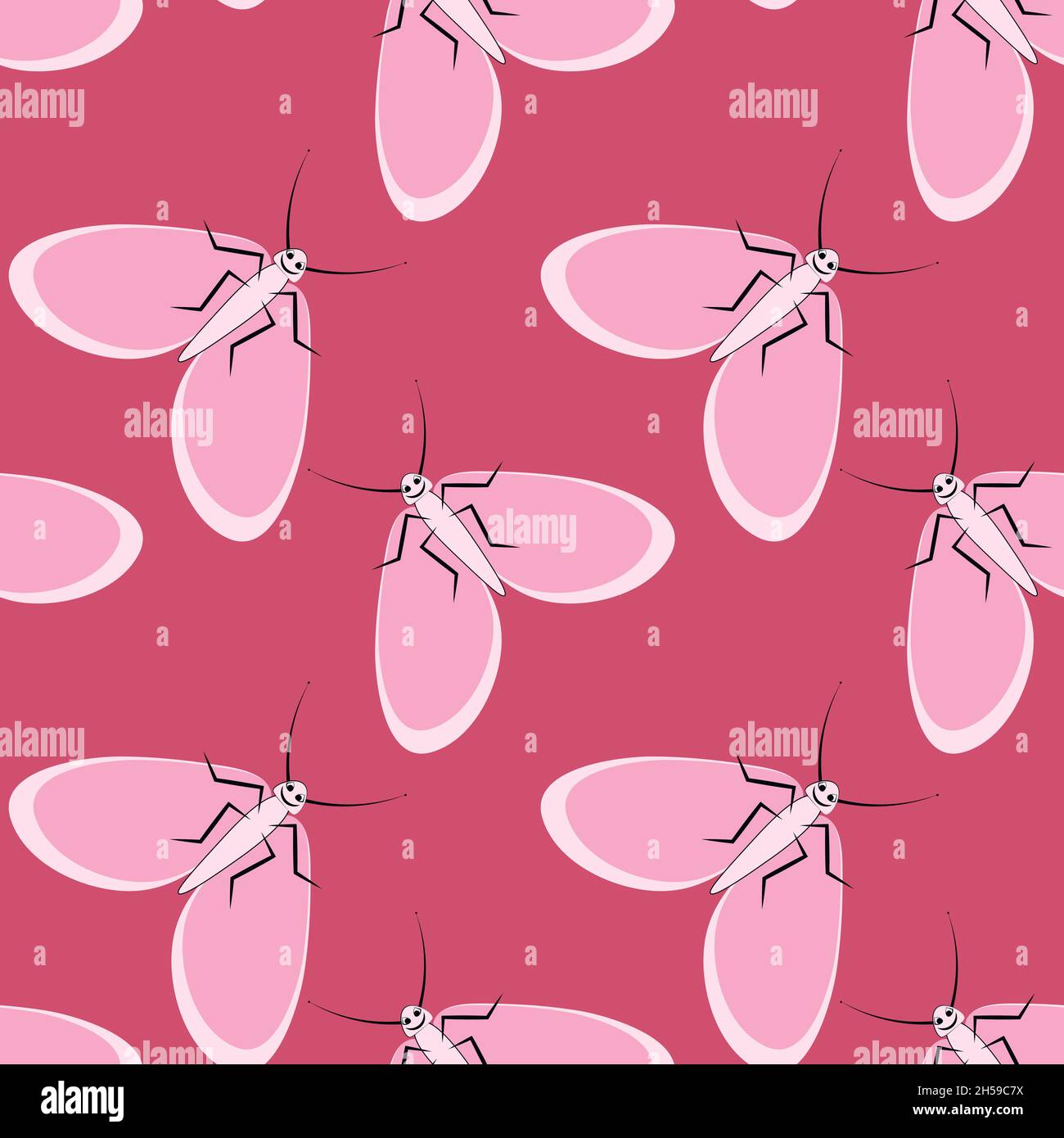 Seamless pattern, endless texture - Illustration on a square background ...