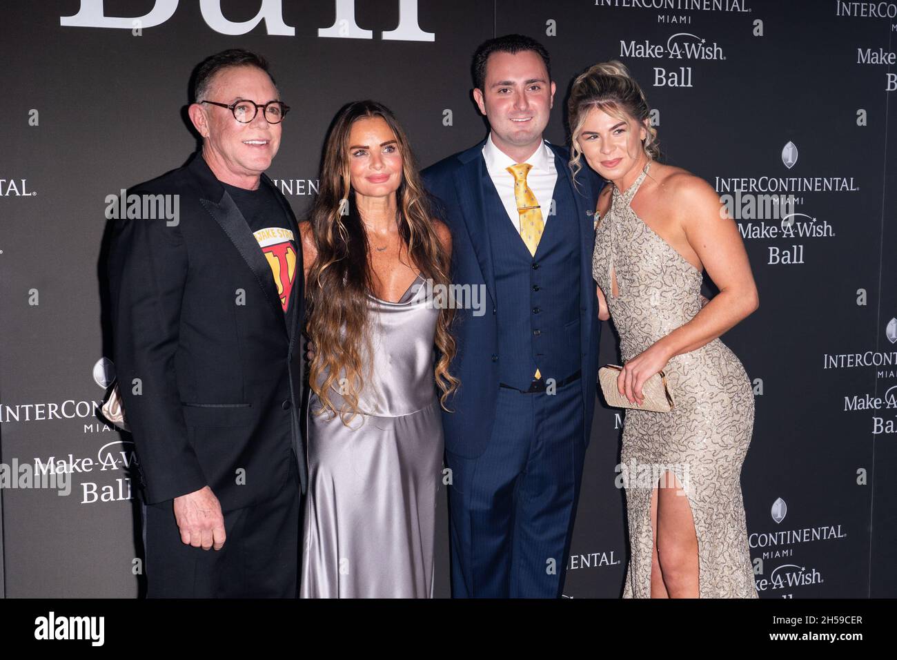 Miami, FL, USA. 6th Nov, 2021. Shareef Malnik and Gabrielle Anwar ...