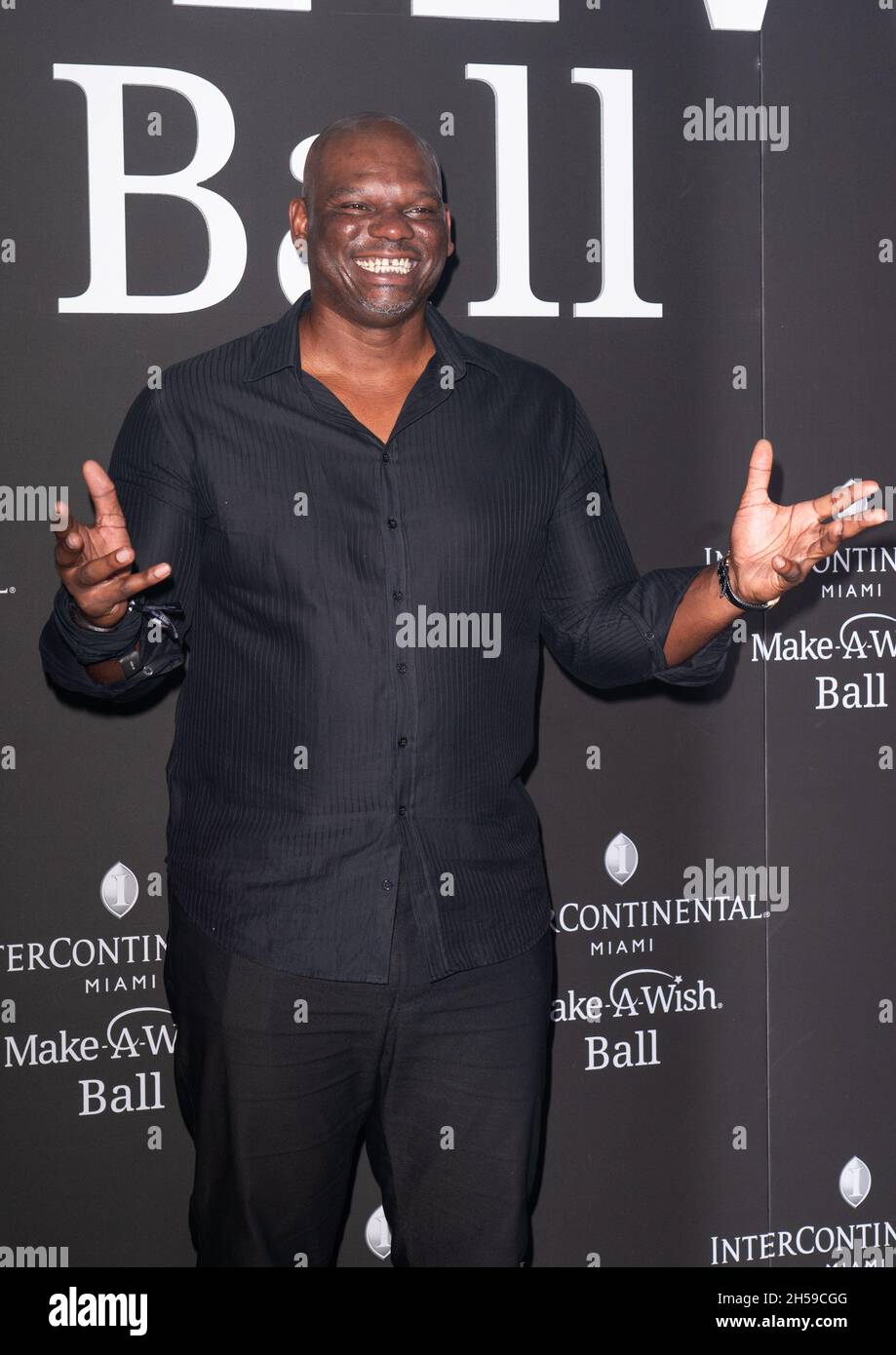 Miami, FL, USA. 6th Nov, 2021. Jamal Mashburn attends the 26th Annual ...