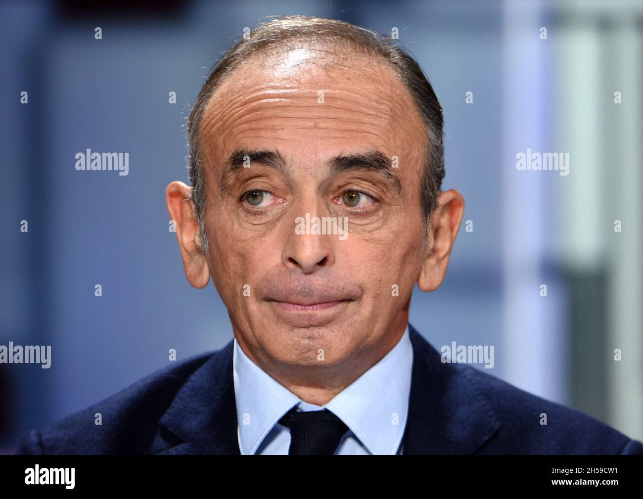 Hard-right political talk-show star Eric Zemmour is interviewed on BFM ...