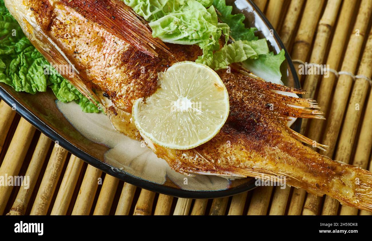 Samak mashwi - Grilled Fish with an Egyptian Twist, Arabian spiced fish ...