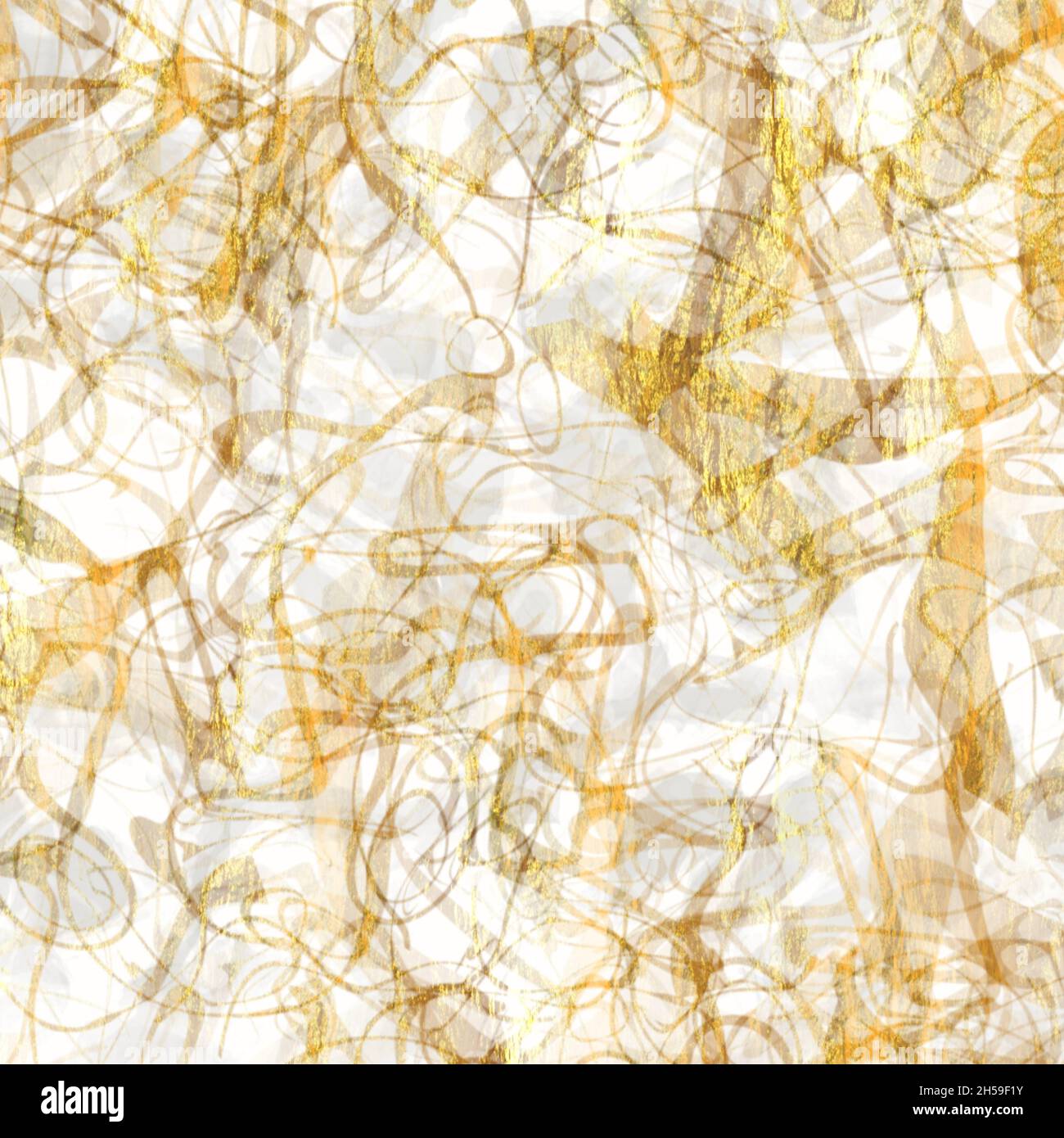 Gold metallic handmade rice paper texture. Seamless washi sheet ...