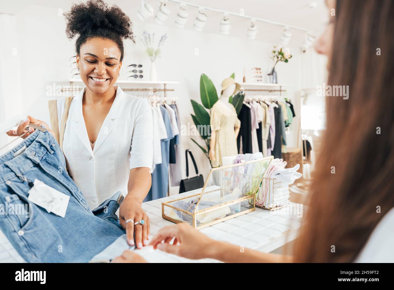 Buying clothes checkout hi-res stock photography and images - Alamy
