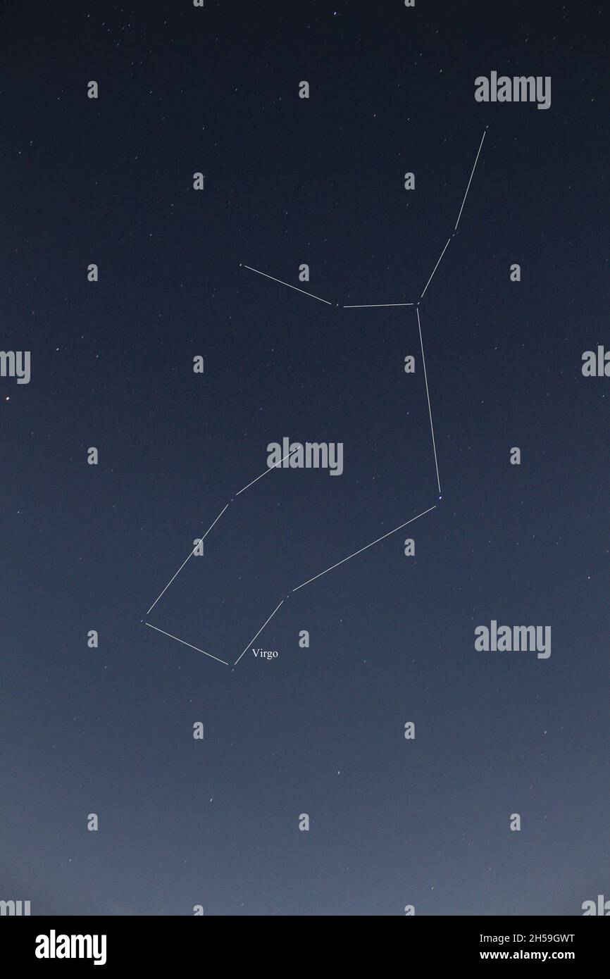Virgo Constellation High Resolution Stock Photography and Images - Alamy
