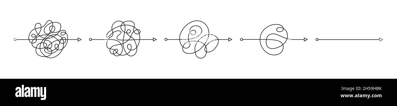 Simplifying process. Understand info step by step. Business solution ...