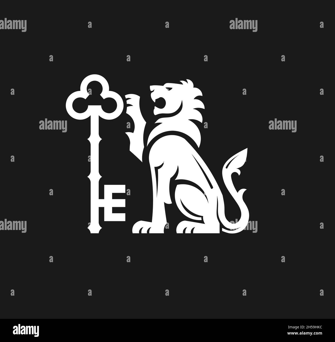 Royal Lion Logo Vector