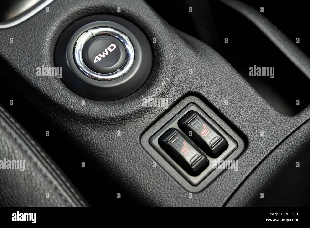 Car interior control panel knobs hi-res stock photography and images ...