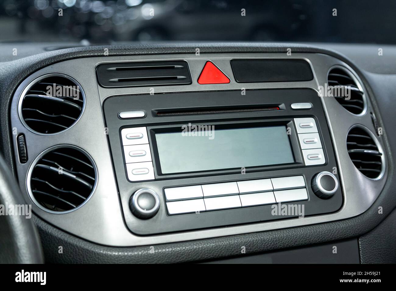 car dashboard modern automobile control illuminated panel speed display ...