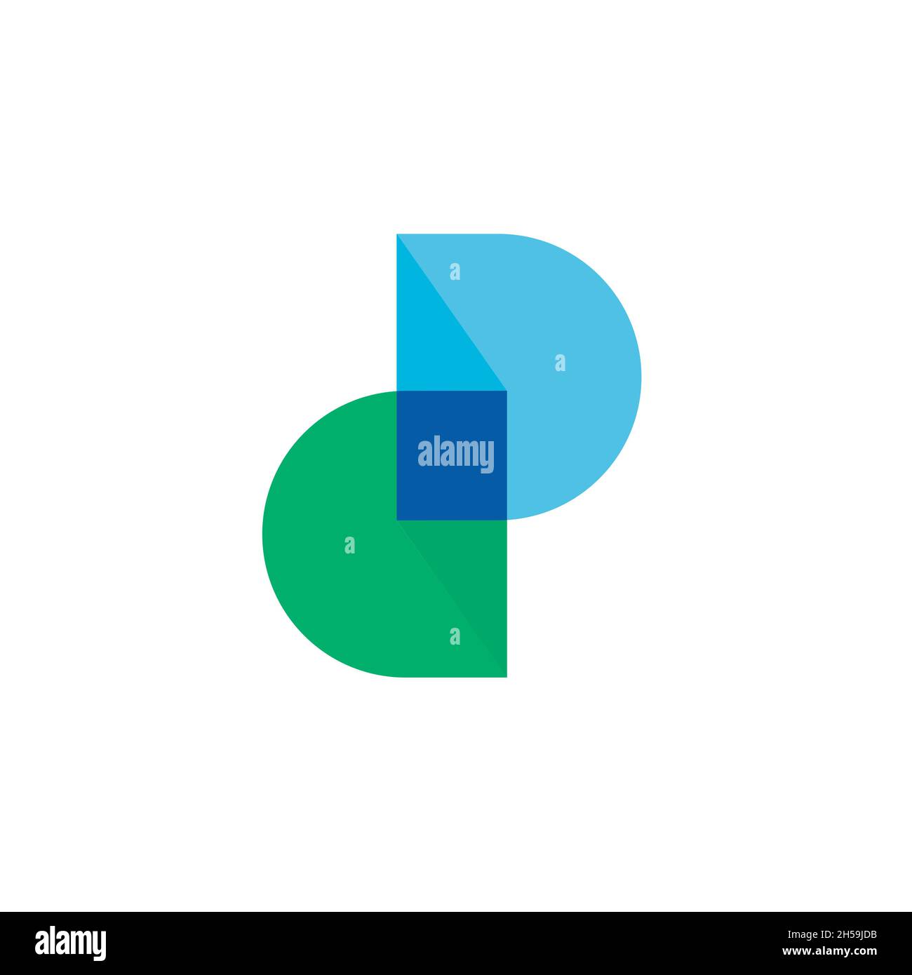 initial letter dp logo transparent modern creative concept illustration ...