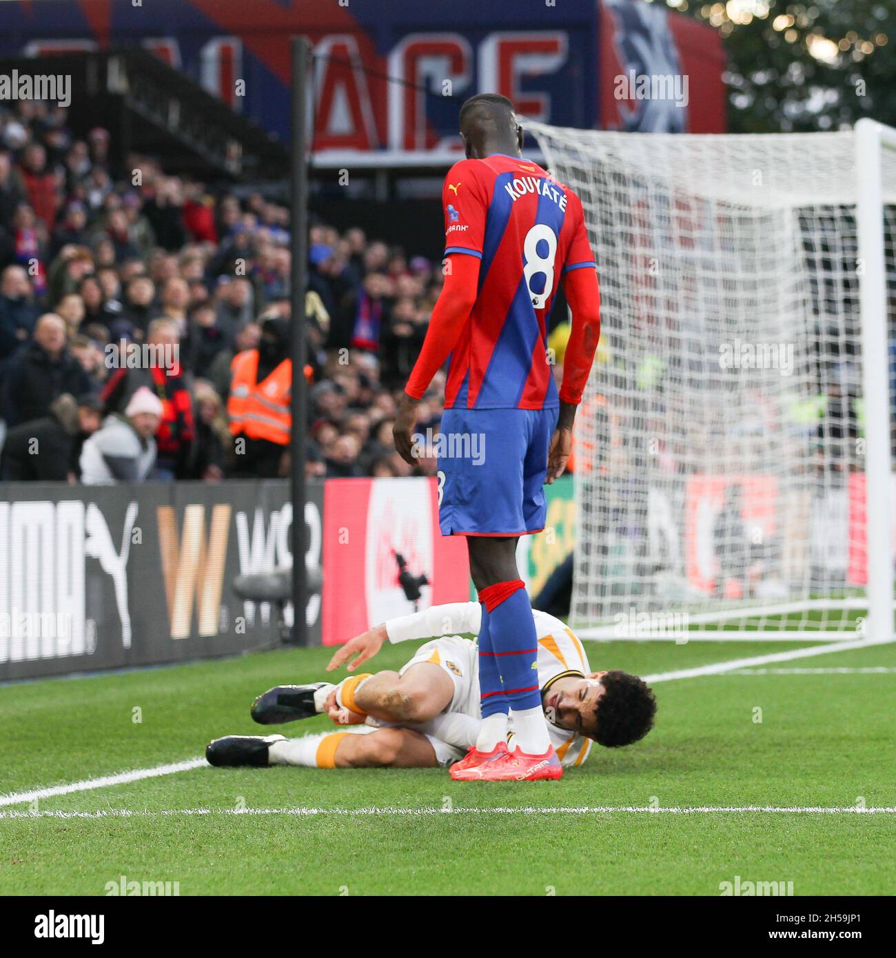 London, UK. 07th Nov, 2021. Rayan A t-Nouri of Wolverhampton Wanderers ...