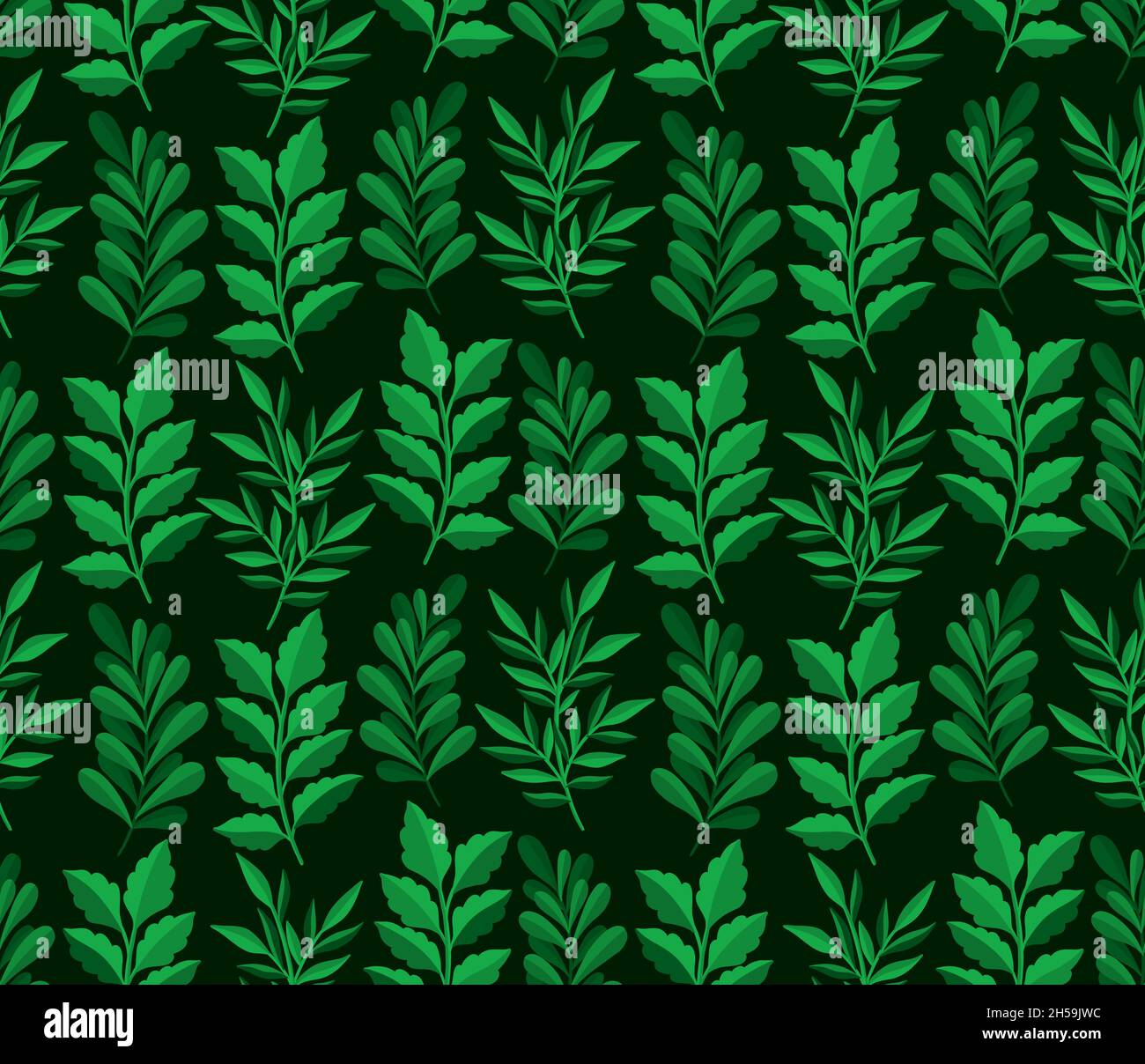 Seamless pattern floral background.Botanical plant repeat motif ...