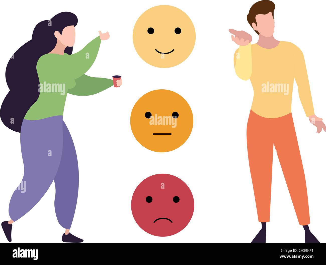 Human emotions survey review hi-res stock photography and images - Alamy