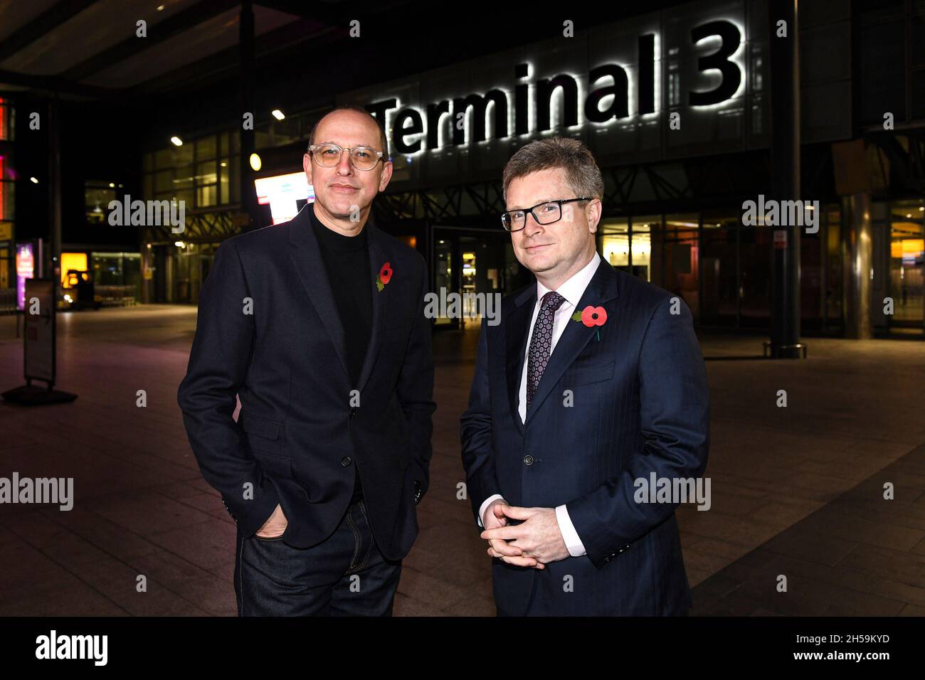 Sean Doyle, British Airways Chairman and CEO (right) and Shai Weiss ...