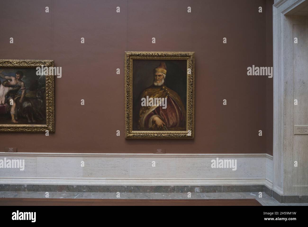 An oil painting of Doge Andrea Gritti by the Italian artist Titian ...