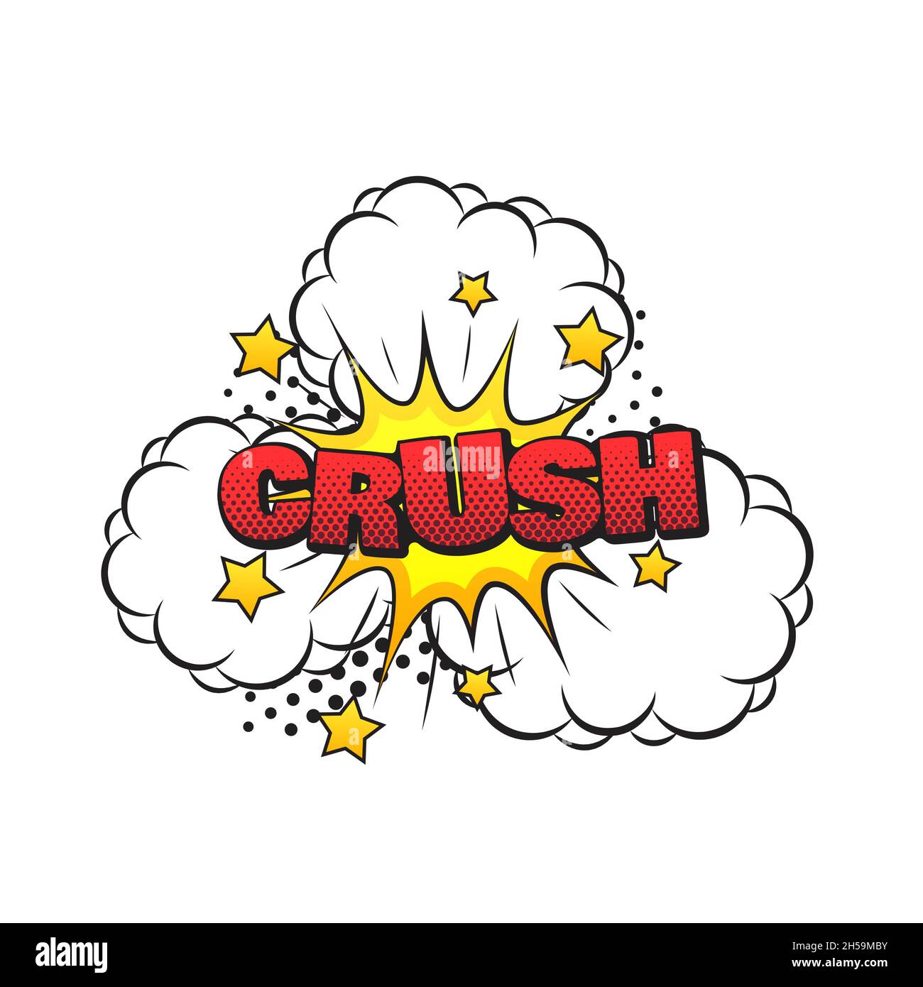 Pop art explosion over Cut Out Stock Images & Pictures - Alamy