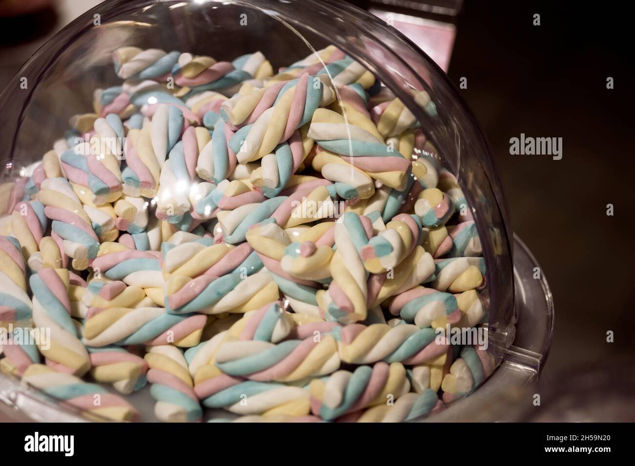 Multi-colored marshmallows. Background or texture of colorful ...