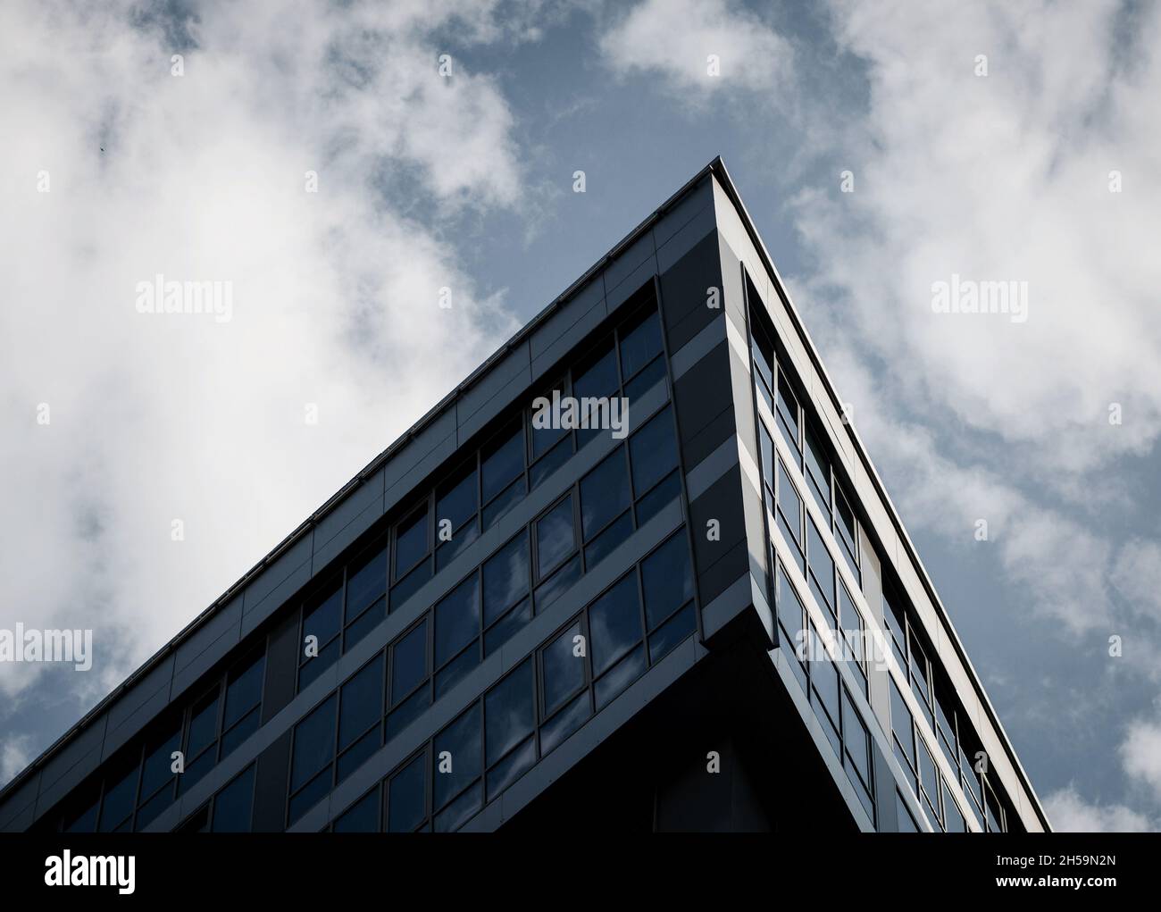corner of a modern office building. business architecture Stock Photo ...