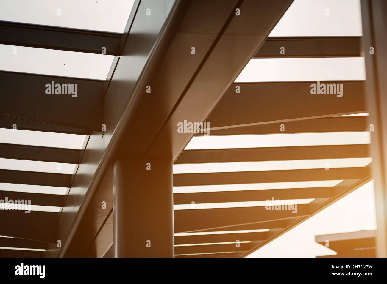 Steel structure. Architecture detail. Abstract Background Stock Photo ...