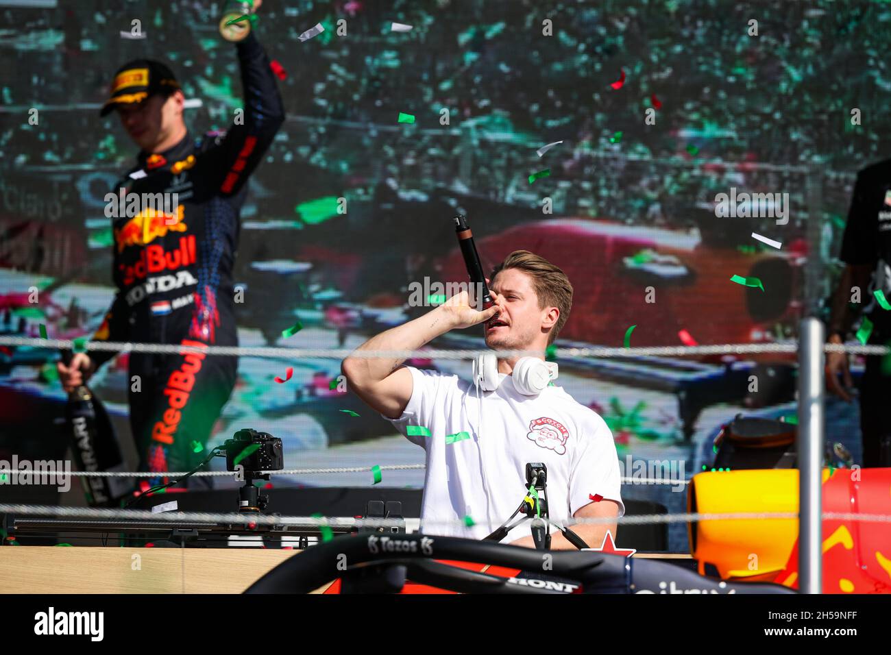 DJ Kygo on the podium during the Formula 1 Gran Premio De La Ciudad De ...