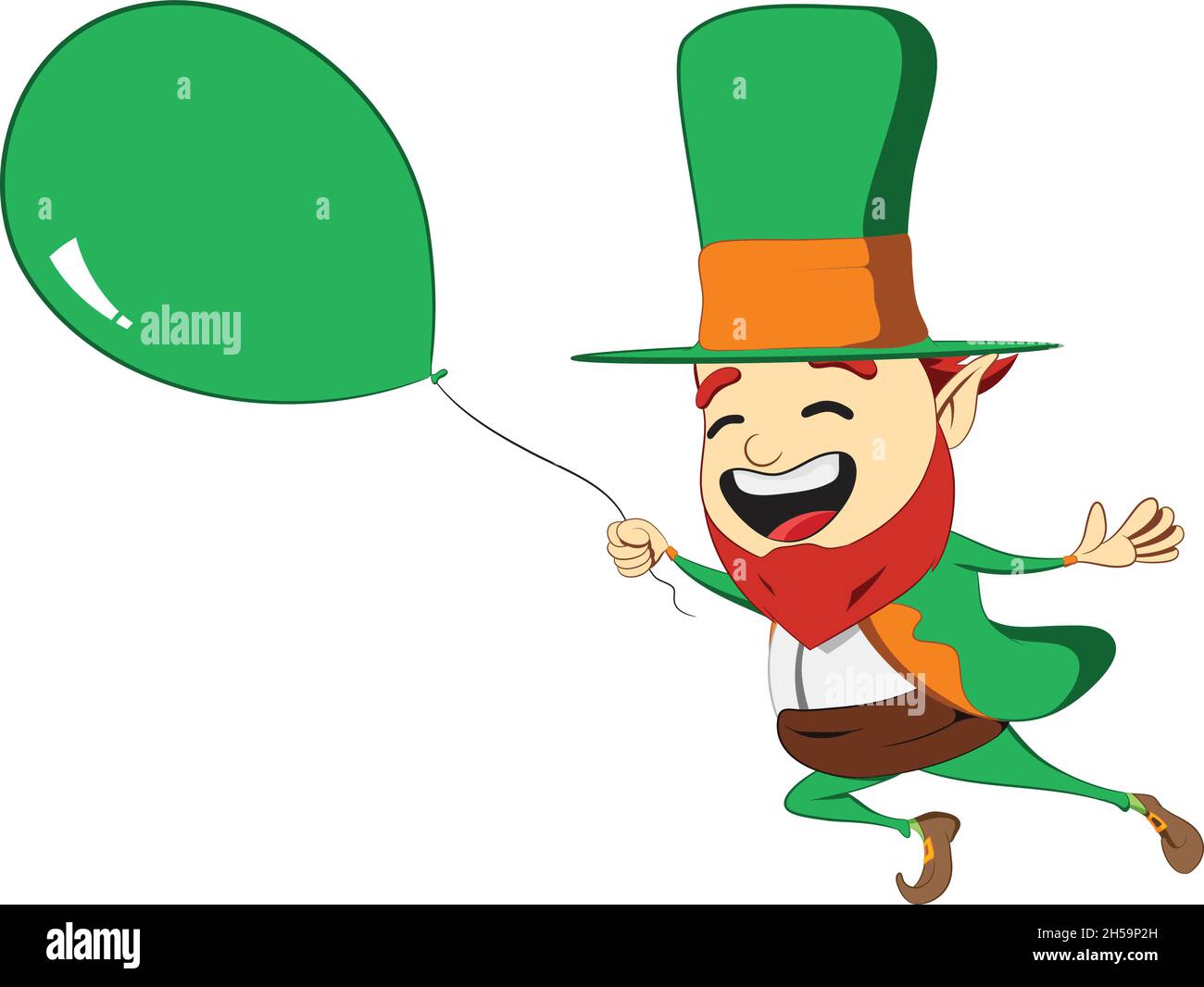 Irish elf in pot Cut Out Stock Images & Pictures - Alamy