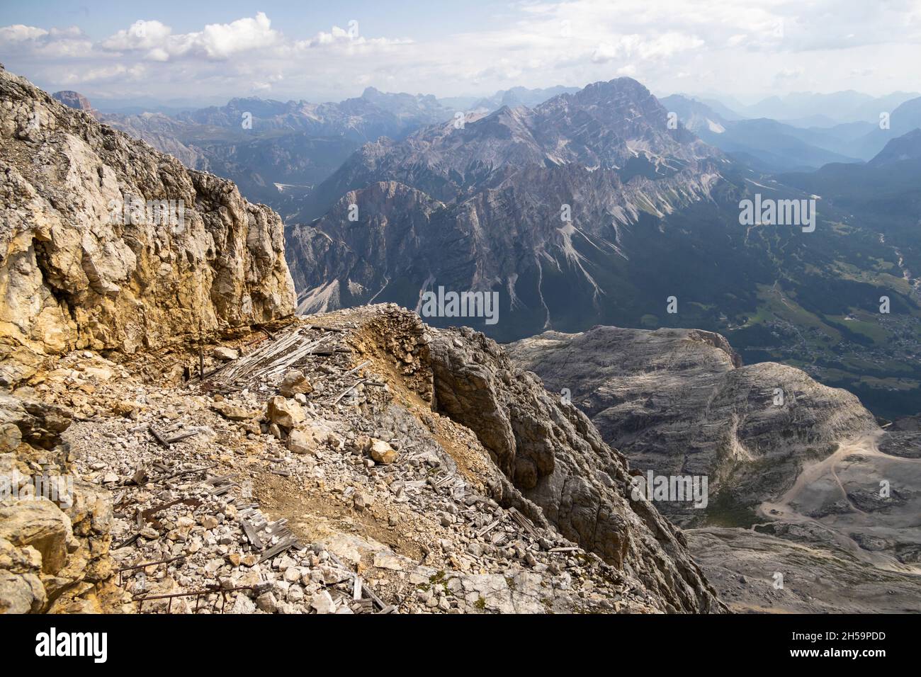 Italy Veneto - Remains of military posts from the Great War along the ...