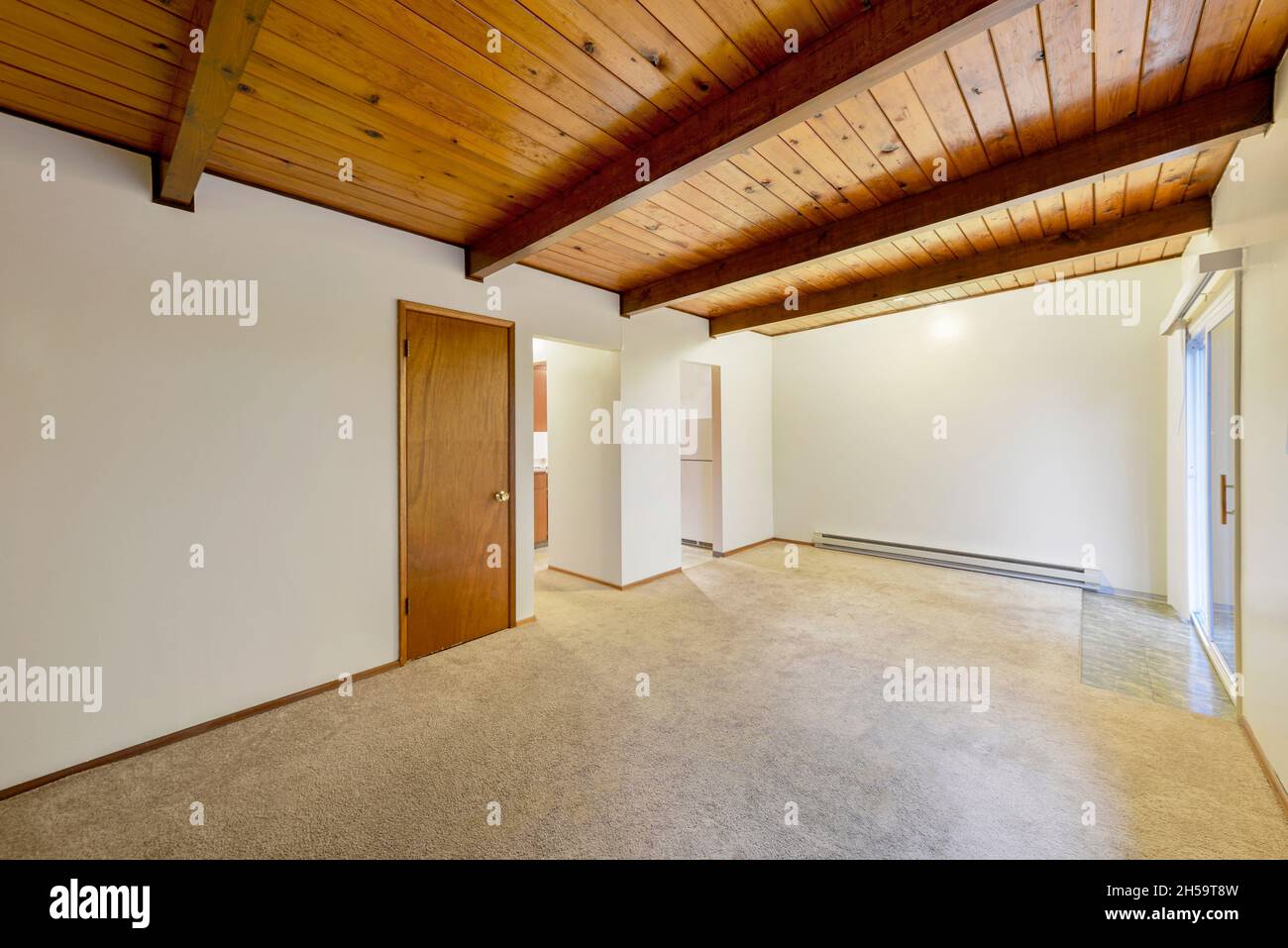 Modern residential empty living room interior Stock Photo - Alamy