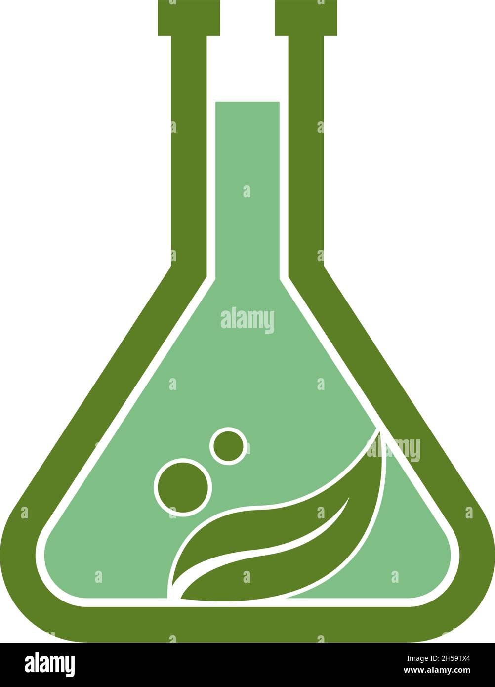 Science bottle lab logo icon design template vector Stock Vector Image ...