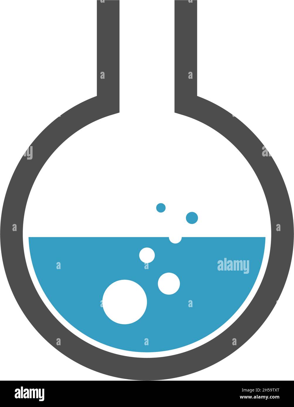 Science bottle lab logo icon design template vector Stock Vector Image ...