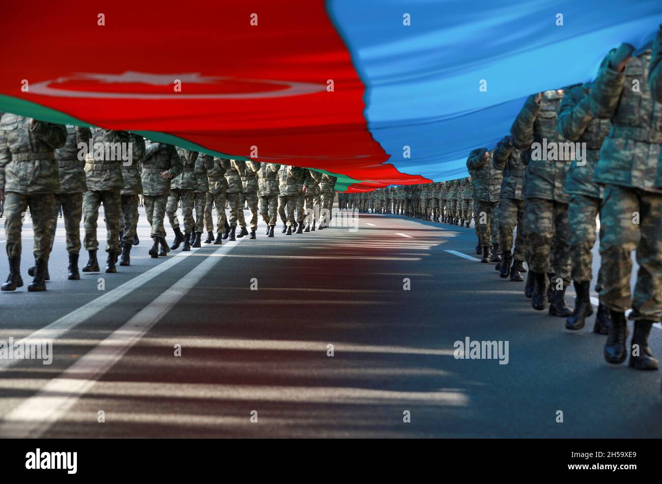 Azerbaijans flag hi-res stock photography and images - Alamy