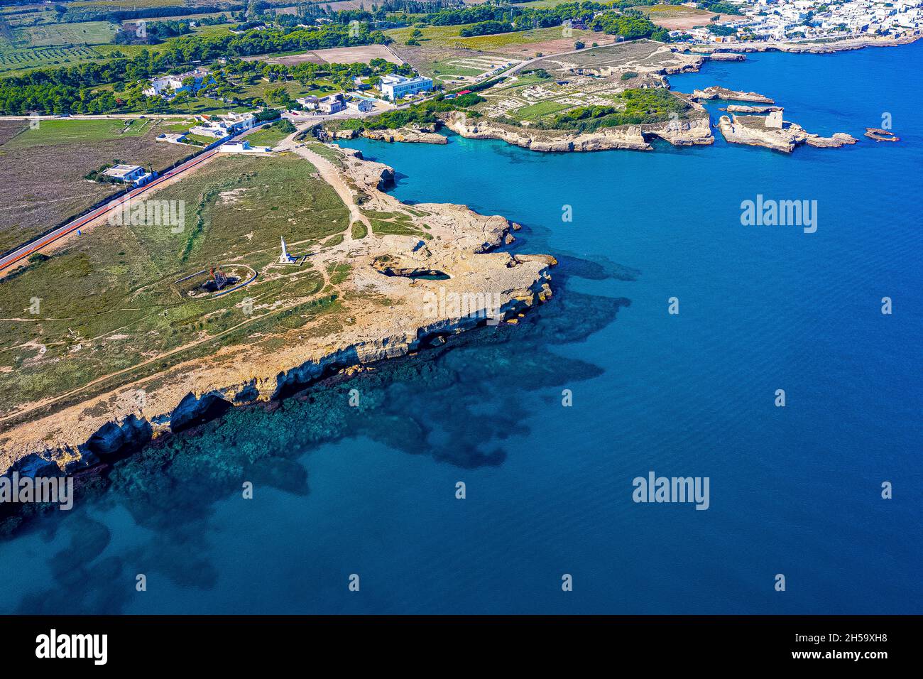 Apulien Luftbilder | Apulien aus der Luft Stock Photo - Alamy