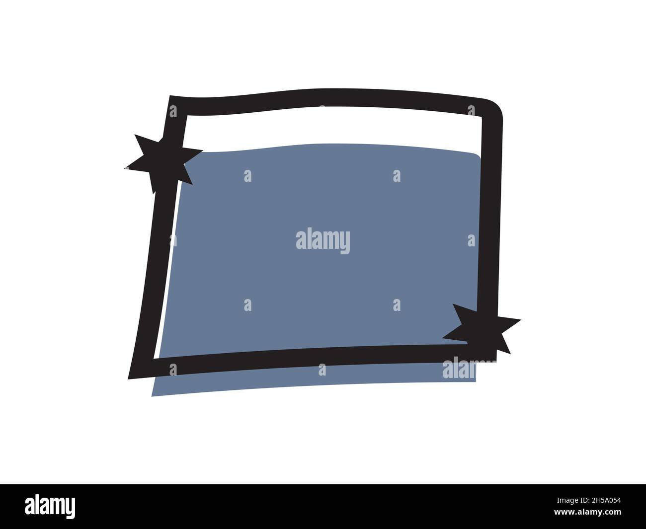 Bubble speech, hand drawn for insert text as cartoon.Vector Stock ...