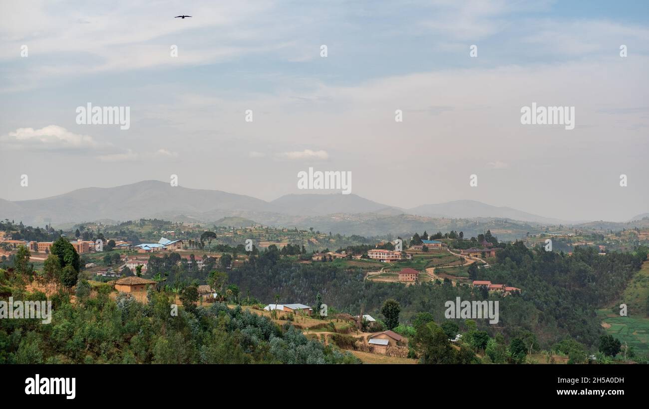 Kibeho view, thousand hills Rwanda Stock Photo - Alamy