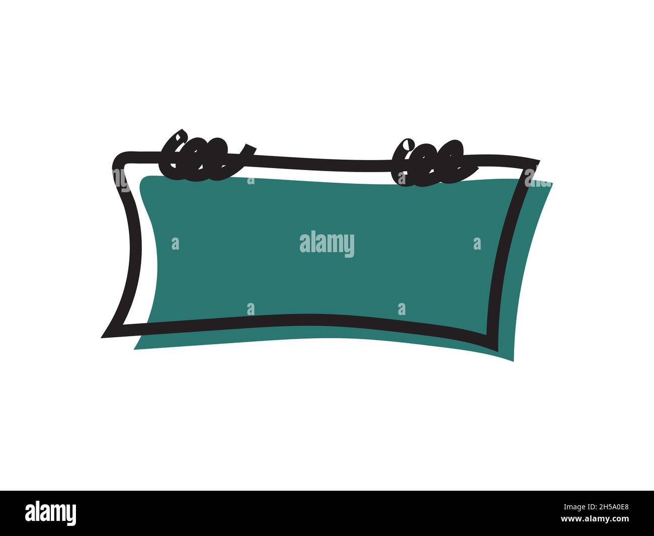 Bubble speech, hand drawn for insert text as cartoon.Vector Stock ...