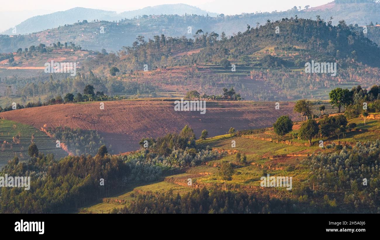 Thousand hills Rwanda Stock Photo - Alamy