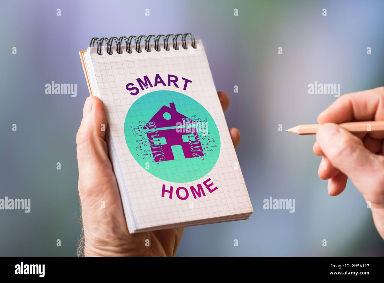 Smart home concept hand drawing hi-res stock photography and images - Alamy