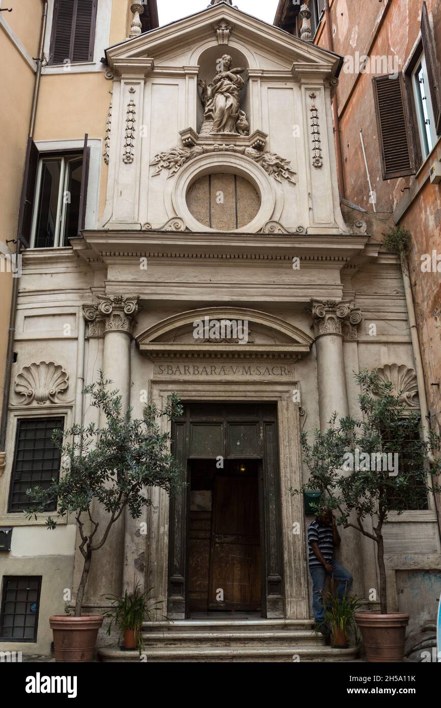 Saint barbara rome hi-res stock photography and images - Alamy