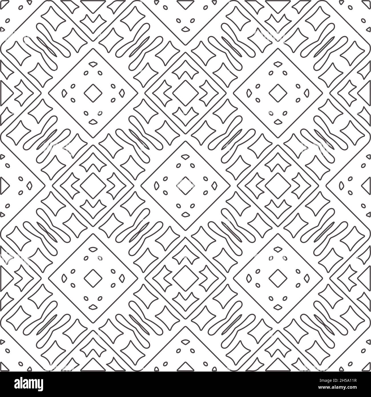 Vector pattern with symmetrical elements . Repeating geometric tiles ...