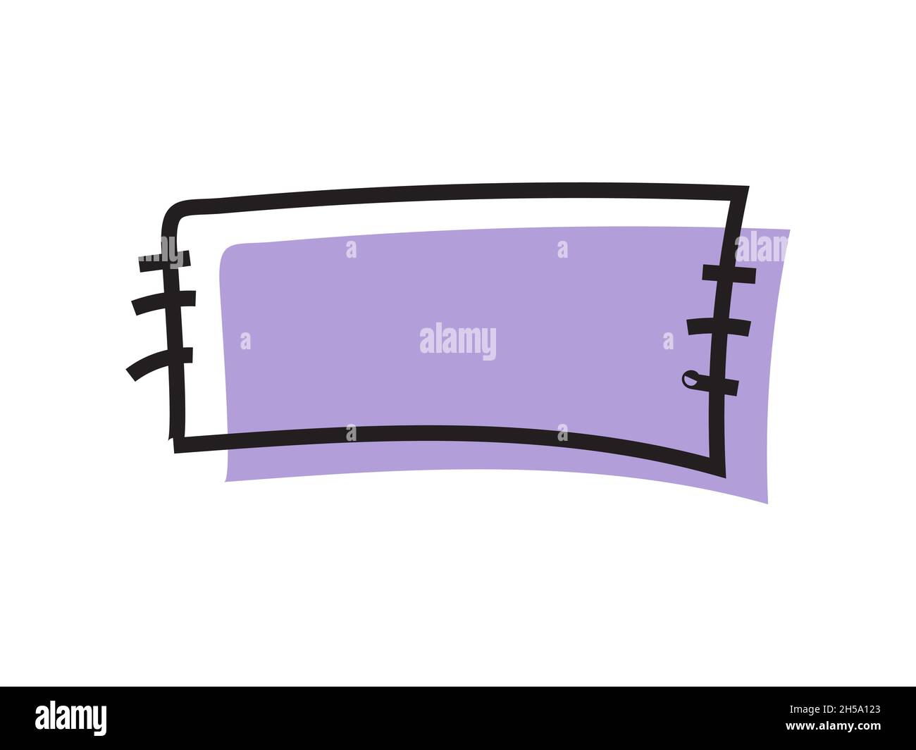 Bubble speech, hand drawn for insert text as cartoon.Vector Stock ...