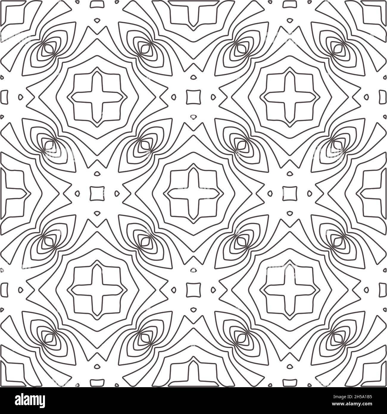 Repeating geometric tiles from striped elements.Modern geometric ...