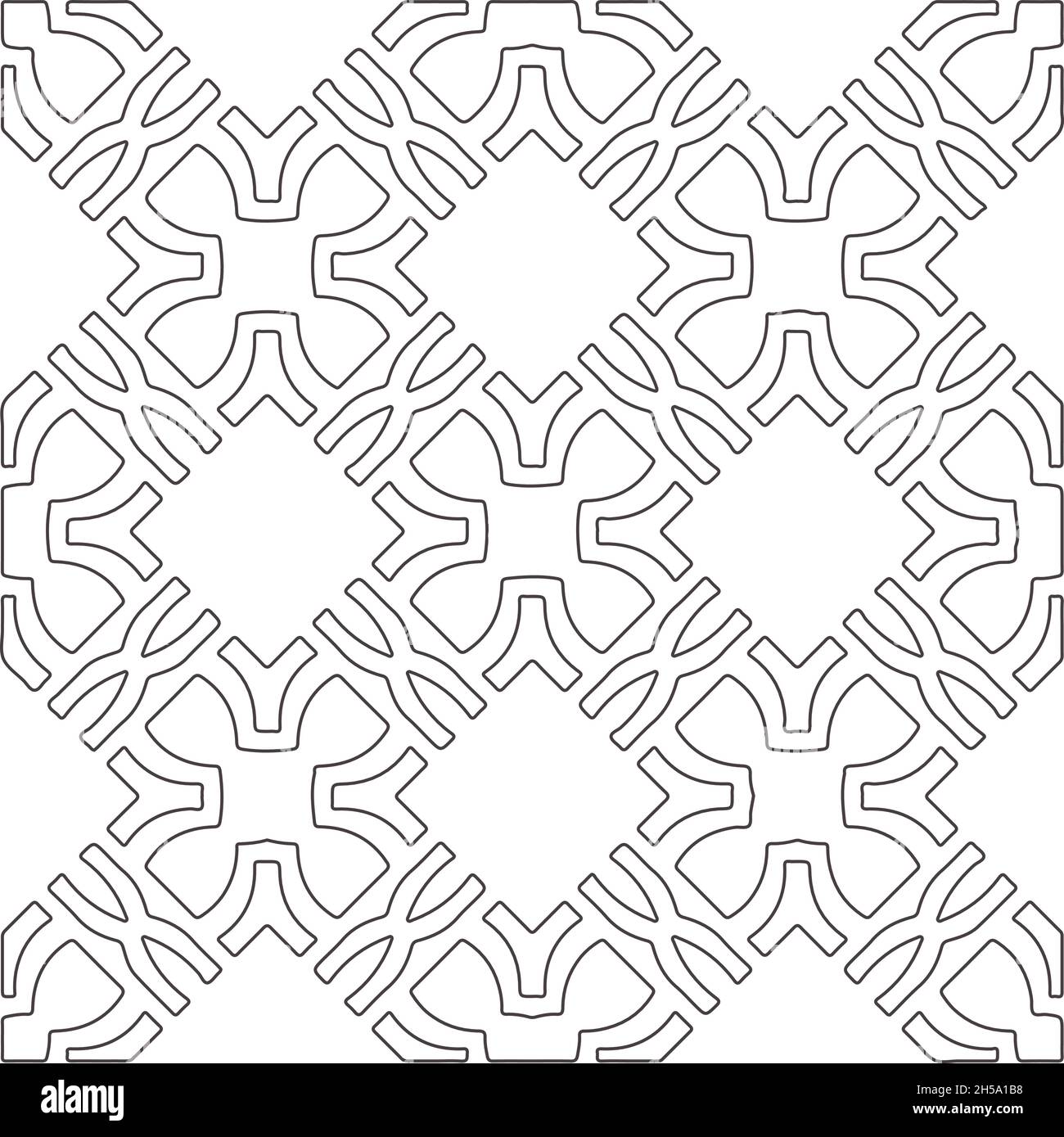 Repeating geometric tiles from striped elements.Modern geometric ...