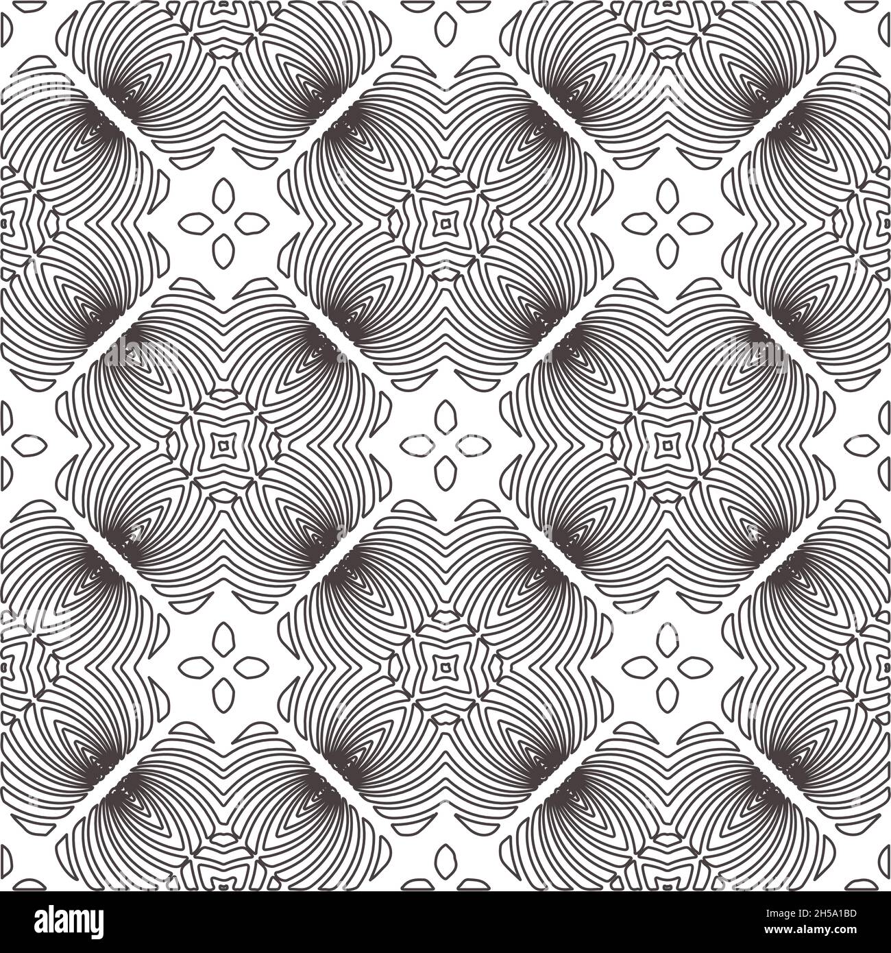 Repeating geometric tiles from striped elements.Modern geometric ...