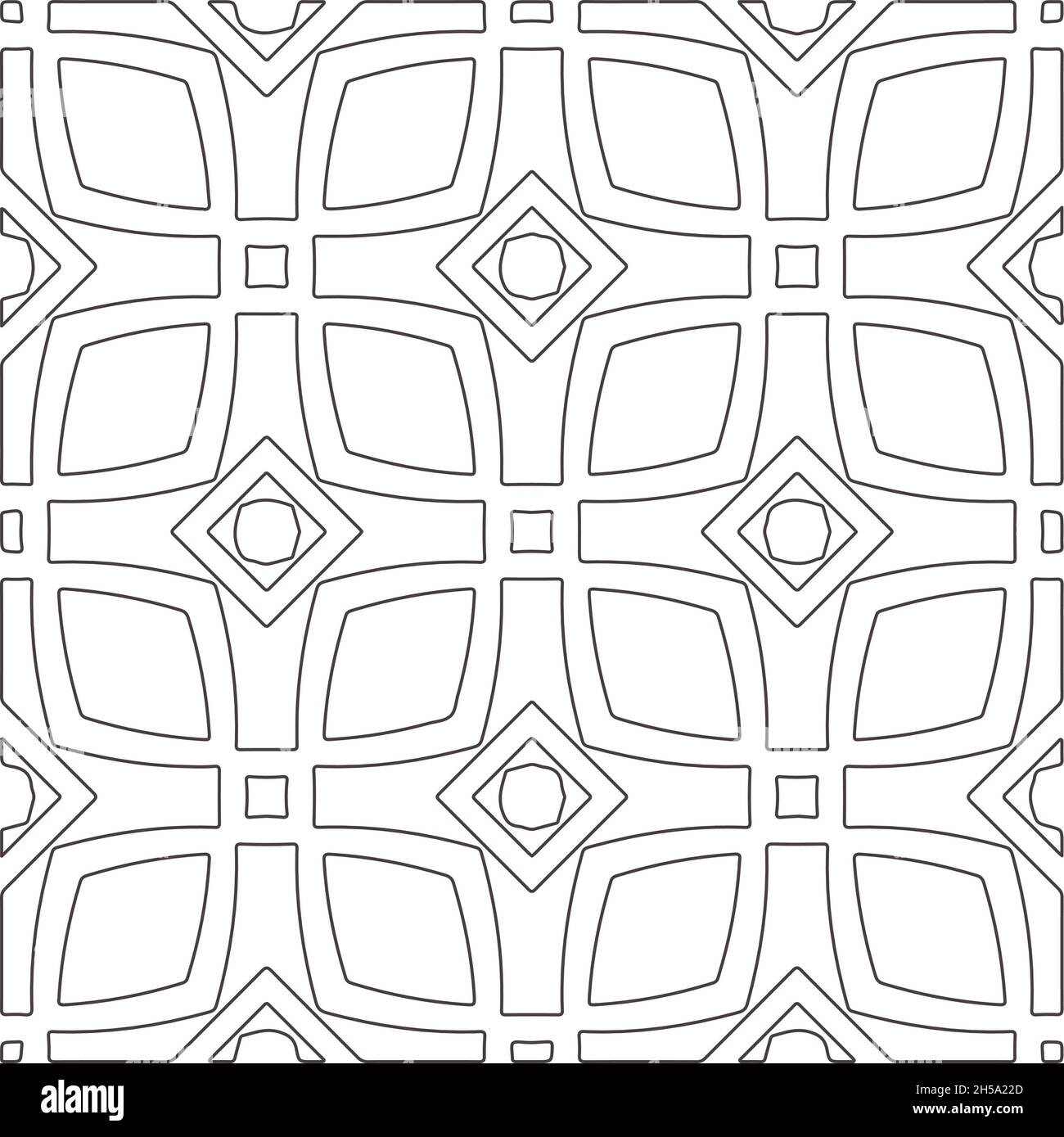 Repeating geometric tiles from striped elements.Modern geometric ...